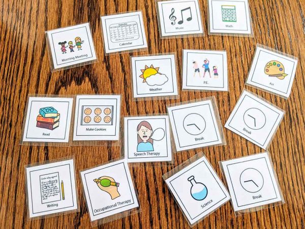 Visual Schedule for Distance Learning – Free Printable PDF – Autism ...